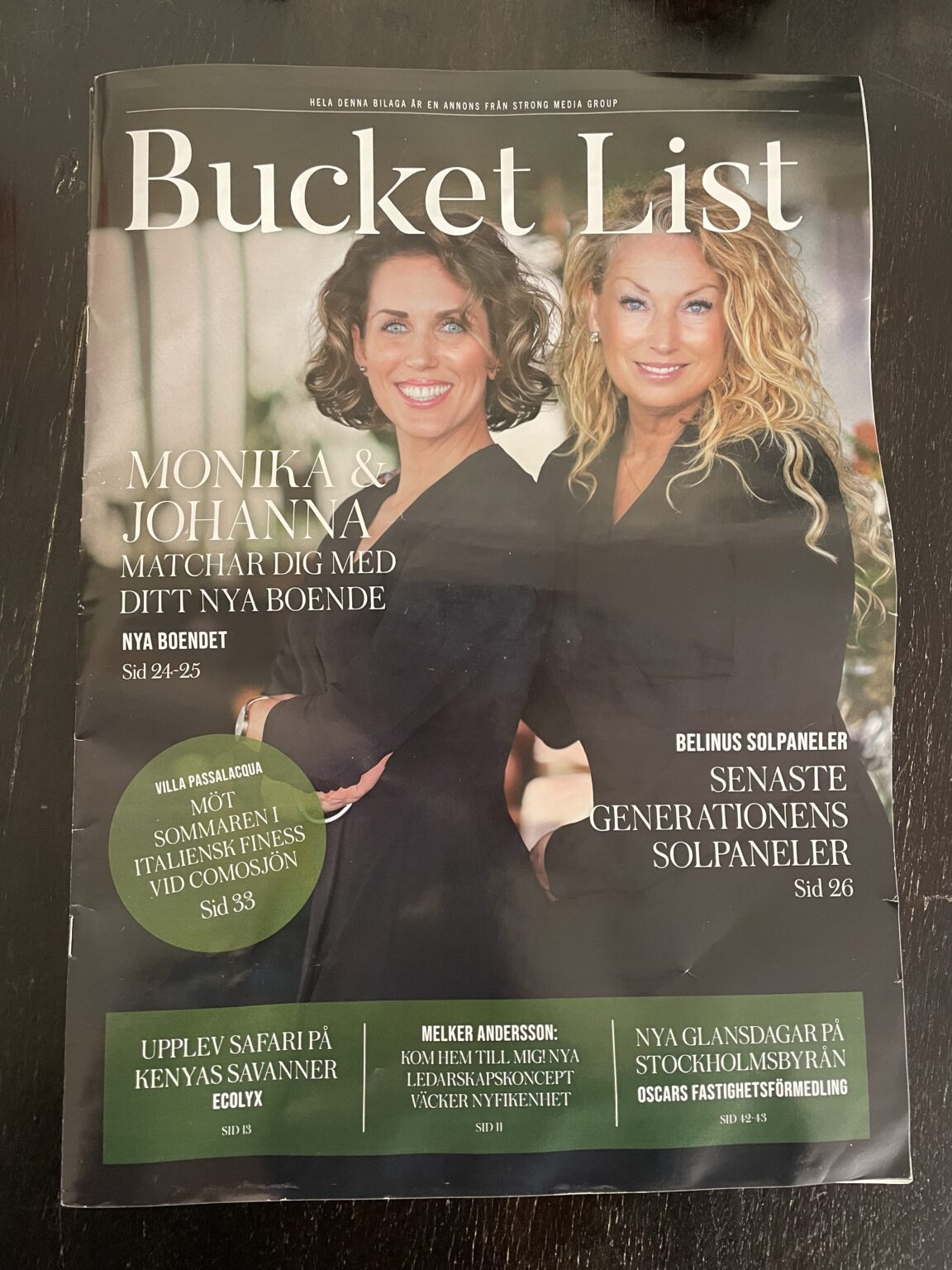 Bucket List / Swedish Lifestyle Magazine — Stephen F